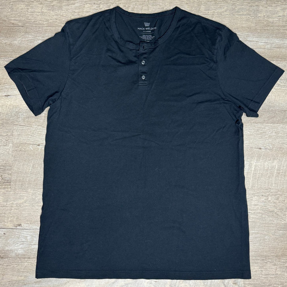Mack Weldon | Shirts | Mack Weldon Black 0 Pima Cotton Short Sleeve ...